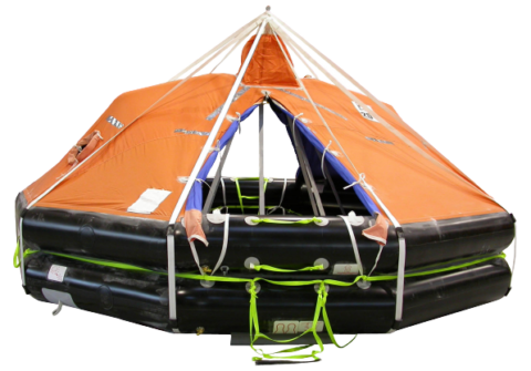 Radeaux de survie professionnels jusqu'à 150 personnes